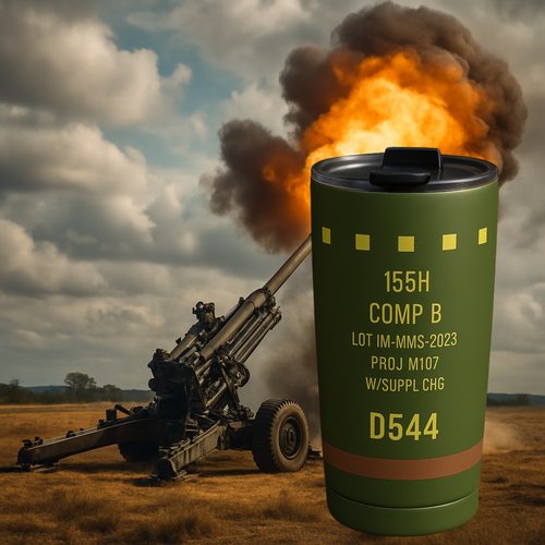 Military and Veteran Themed Drinkware that’s Da Bomb!
